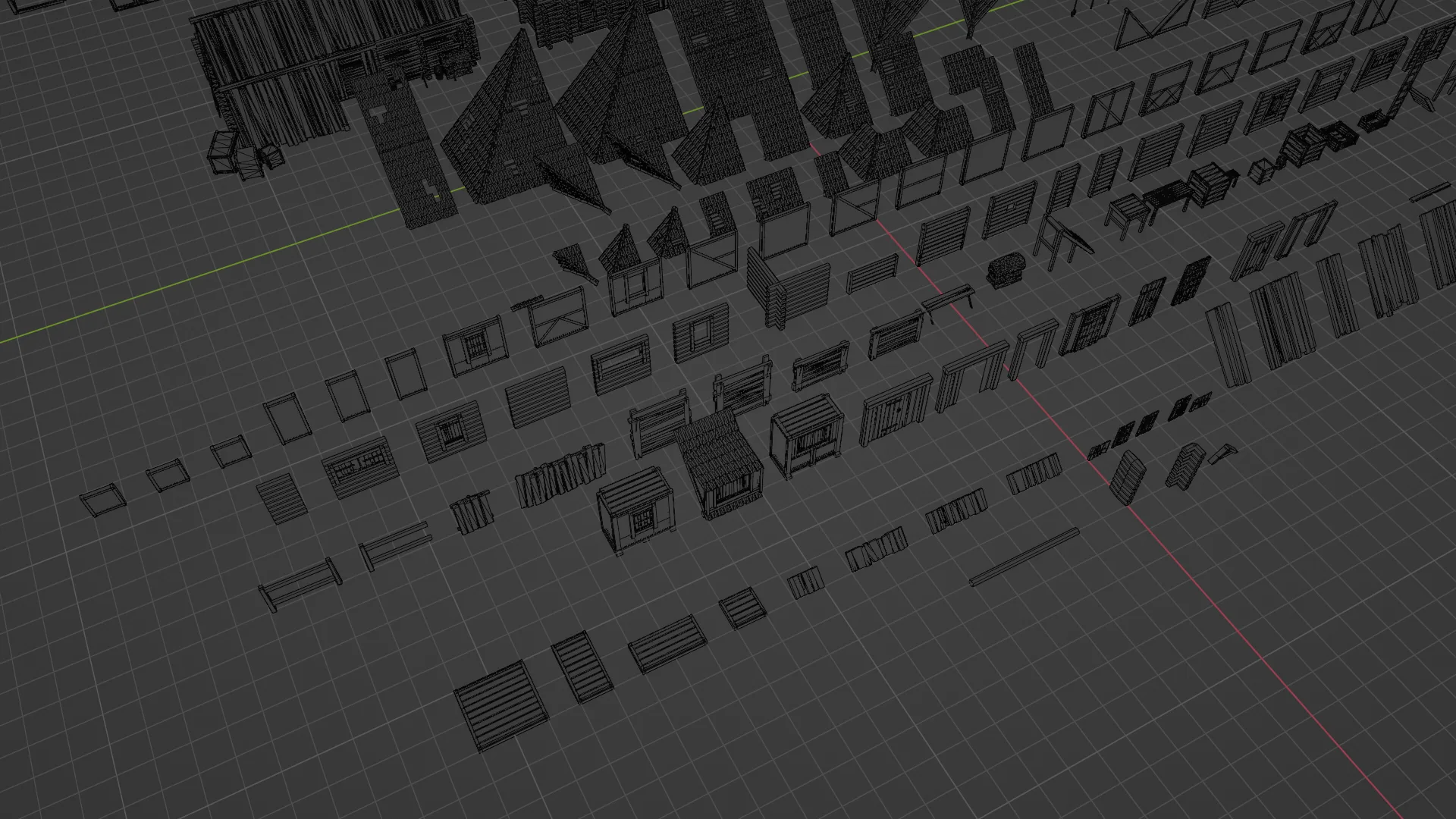 Modular Medieval Buildings Asset - FlippedNormals