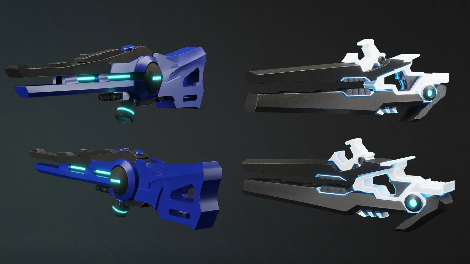 19 SCI-FI GUN + 4K PBR TEXTURE_VOL - FlippedNormals