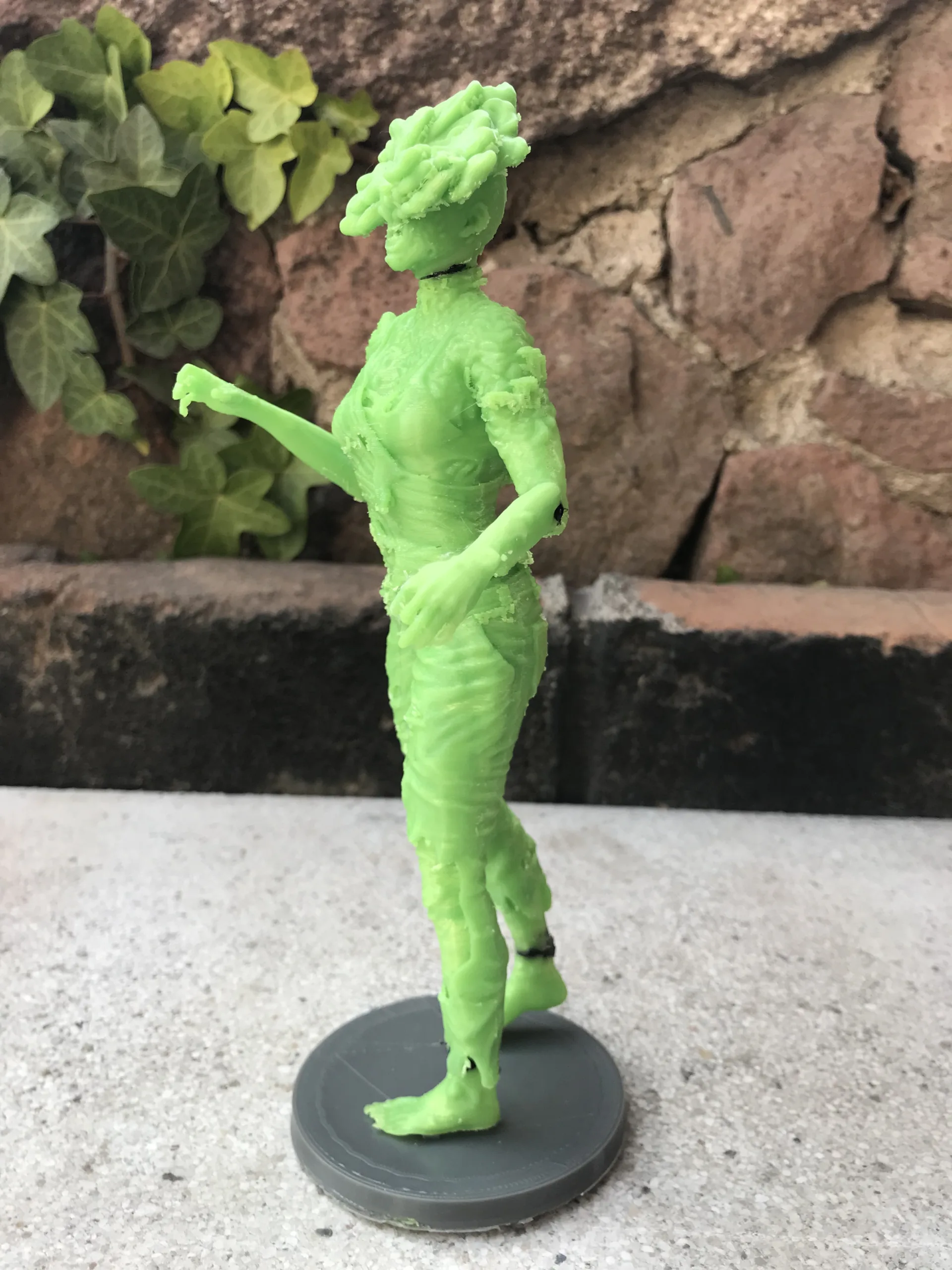 Female Clicker Sculpture - FlippedNormals