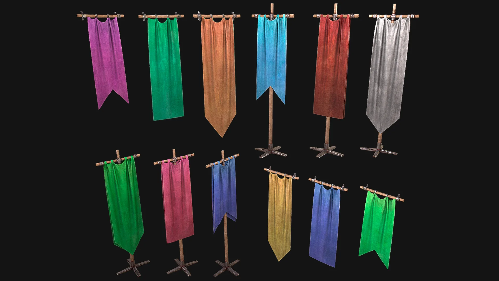 Medieval Flags Pack - FlippedNormals