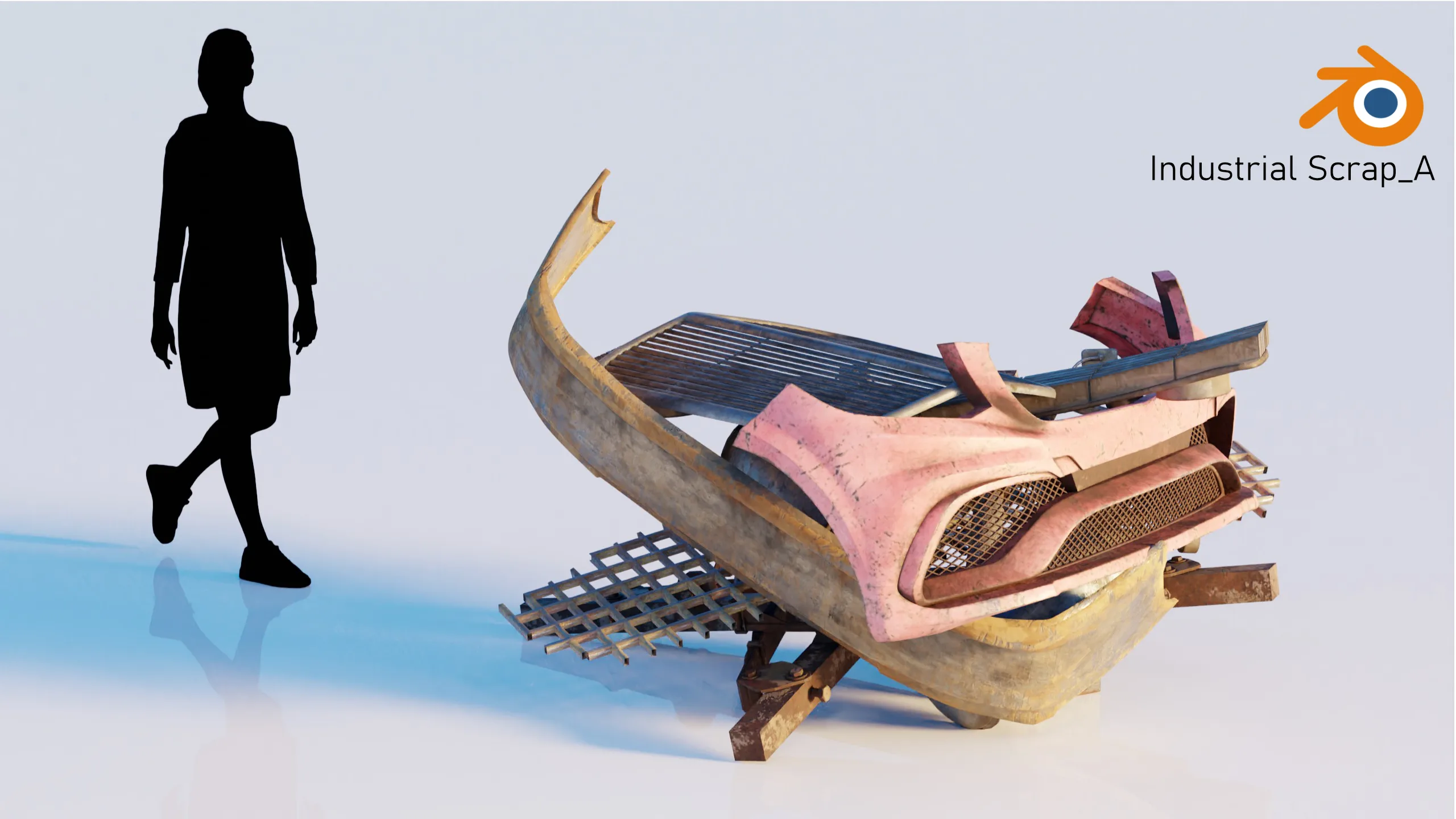 200+ Industrial Debris Scrap Trash - FlippedNormals