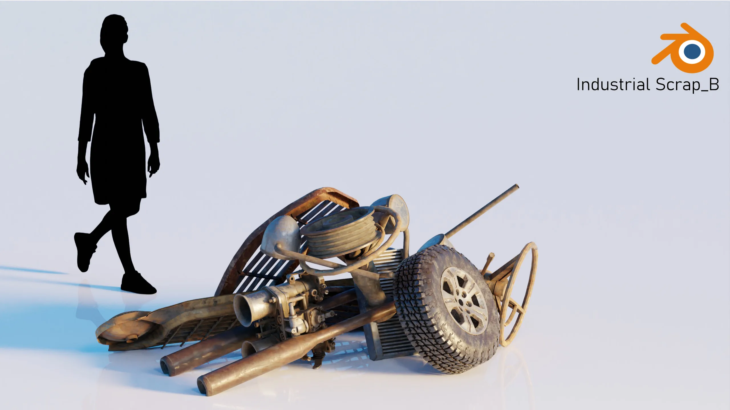 200+ Industrial Debris Scrap Trash - FlippedNormals