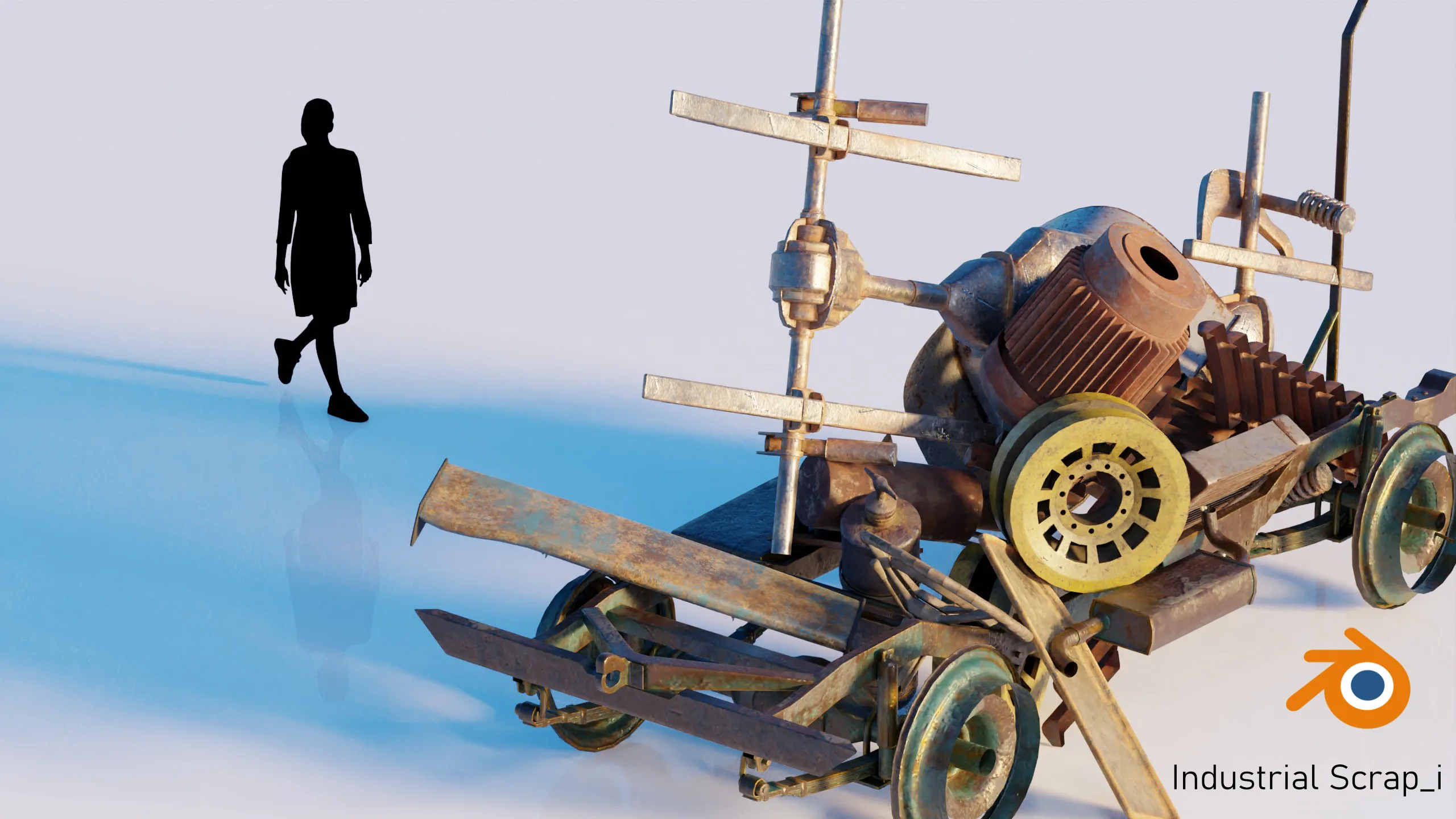 200+ Industrial Debris Scrap Trash - FlippedNormals