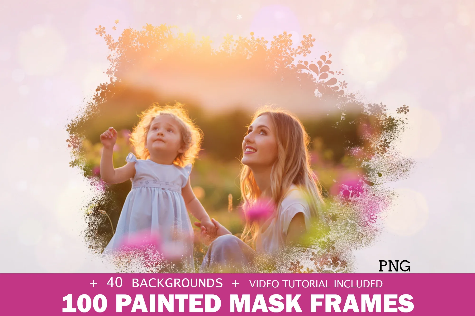 100 Painted photo mask frames, - FlippedNormals