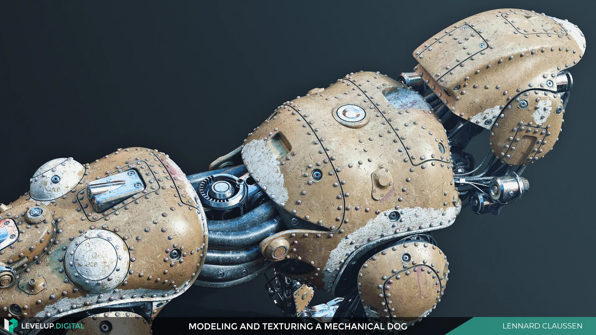 Modeling and Texturing a Mechanical - FlippedNormals