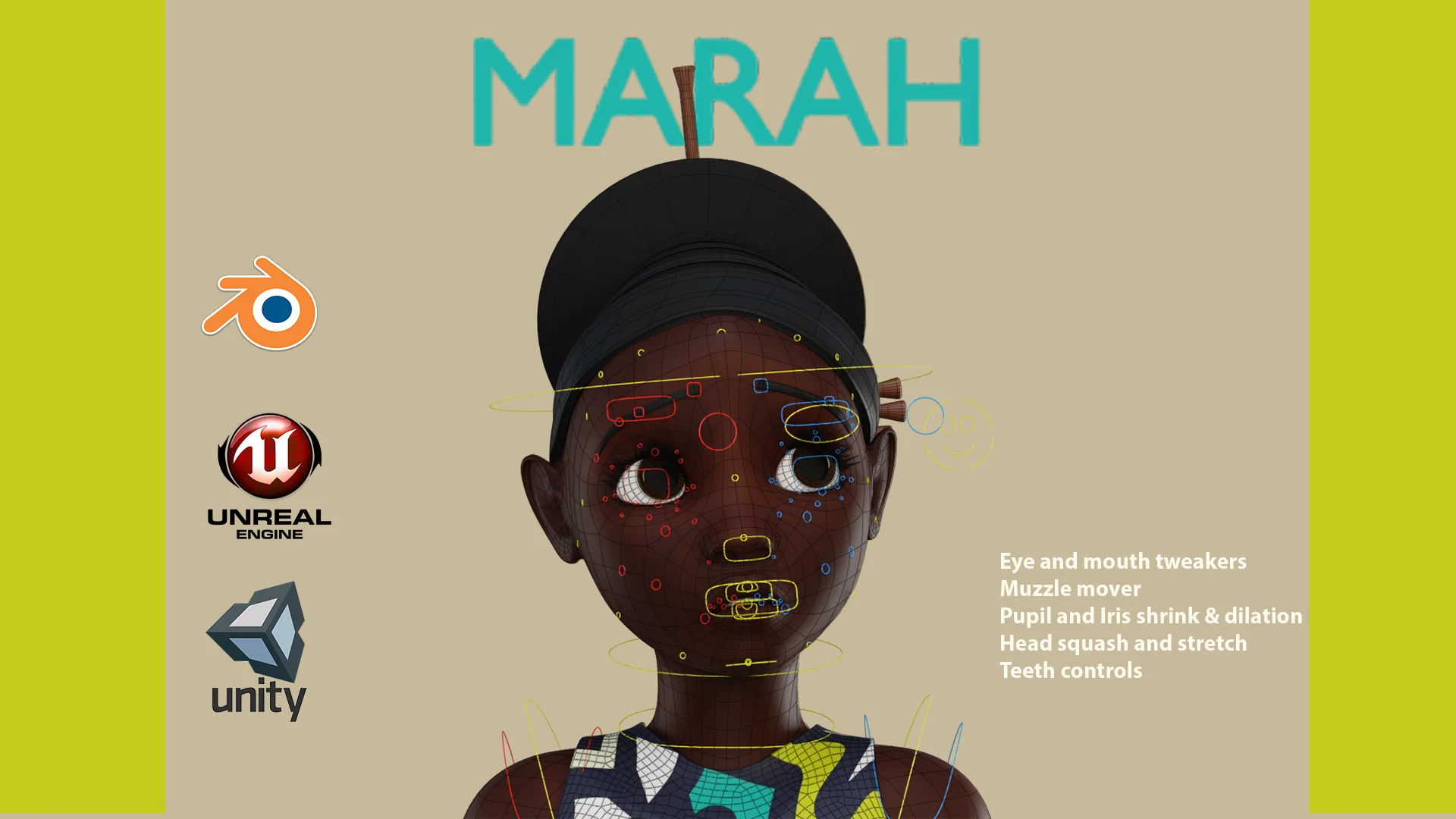 MARAH RIG BLENDER VERSION - FlippedNormals