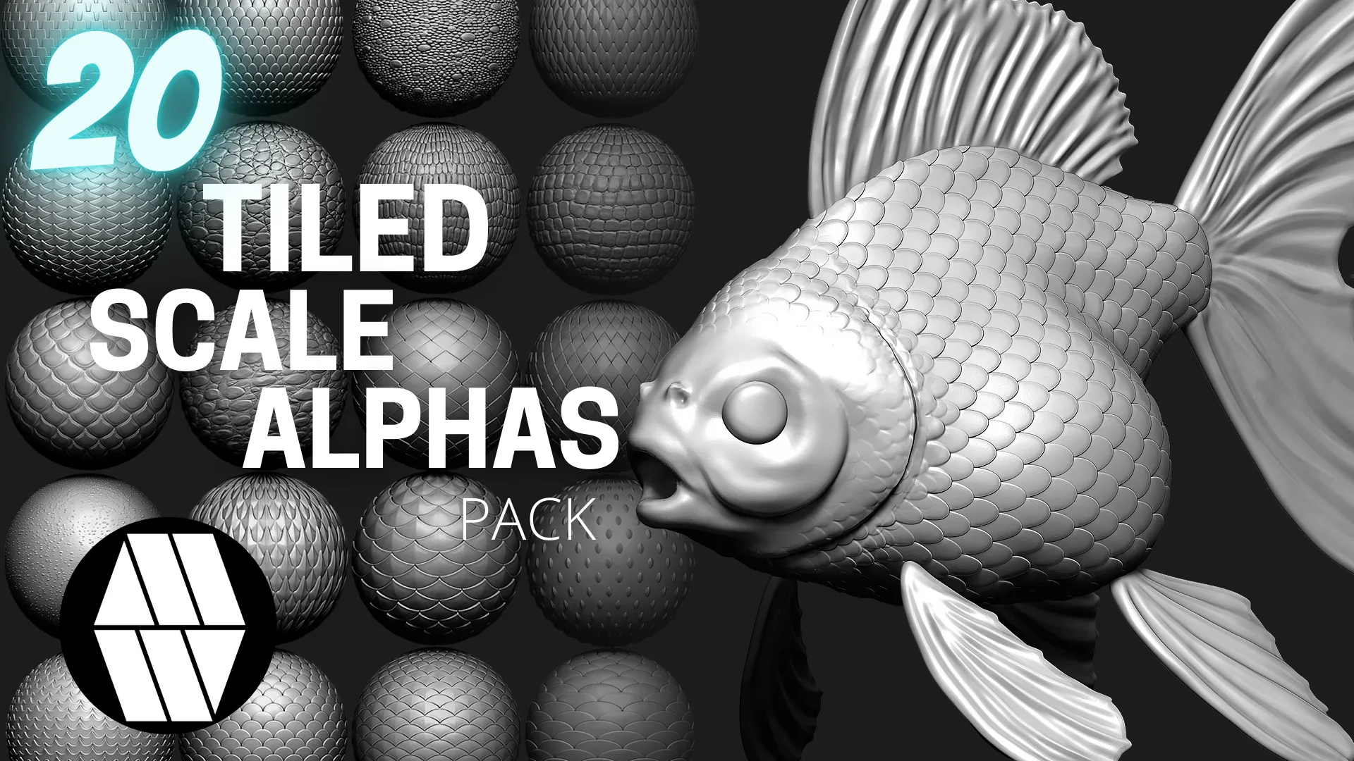 4 Alpha Packs Bundle - FlippedNormals