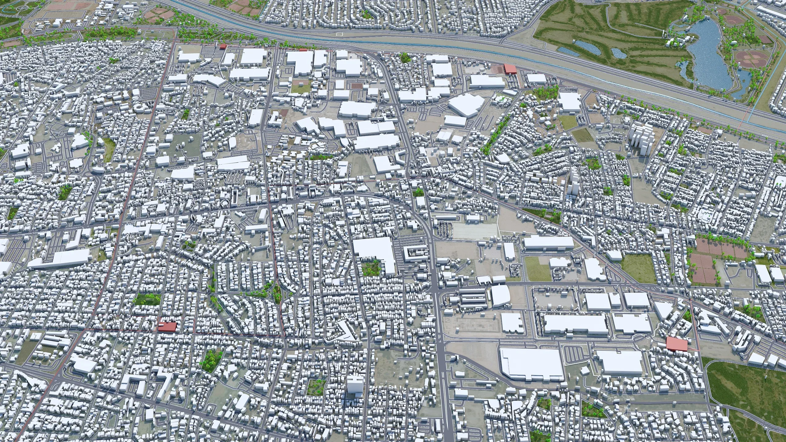 Ciudad city Juarez Mexico 3d model - FlippedNormals