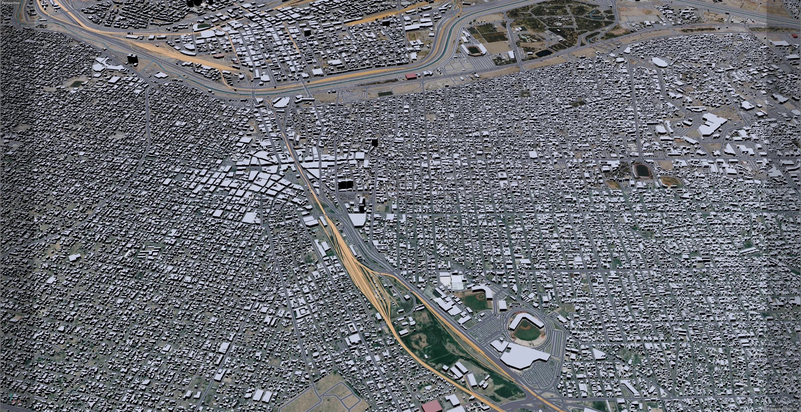 Ciudad city Juarez Mexico 3d model - FlippedNormals