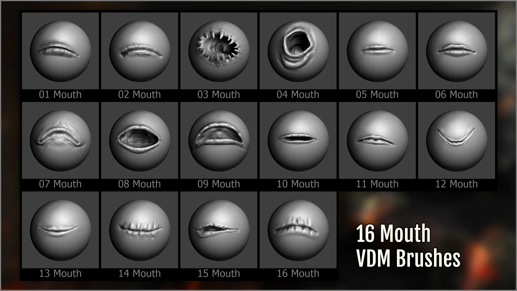 Monster Maker 130 ZBrush brushes: - FlippedNormals