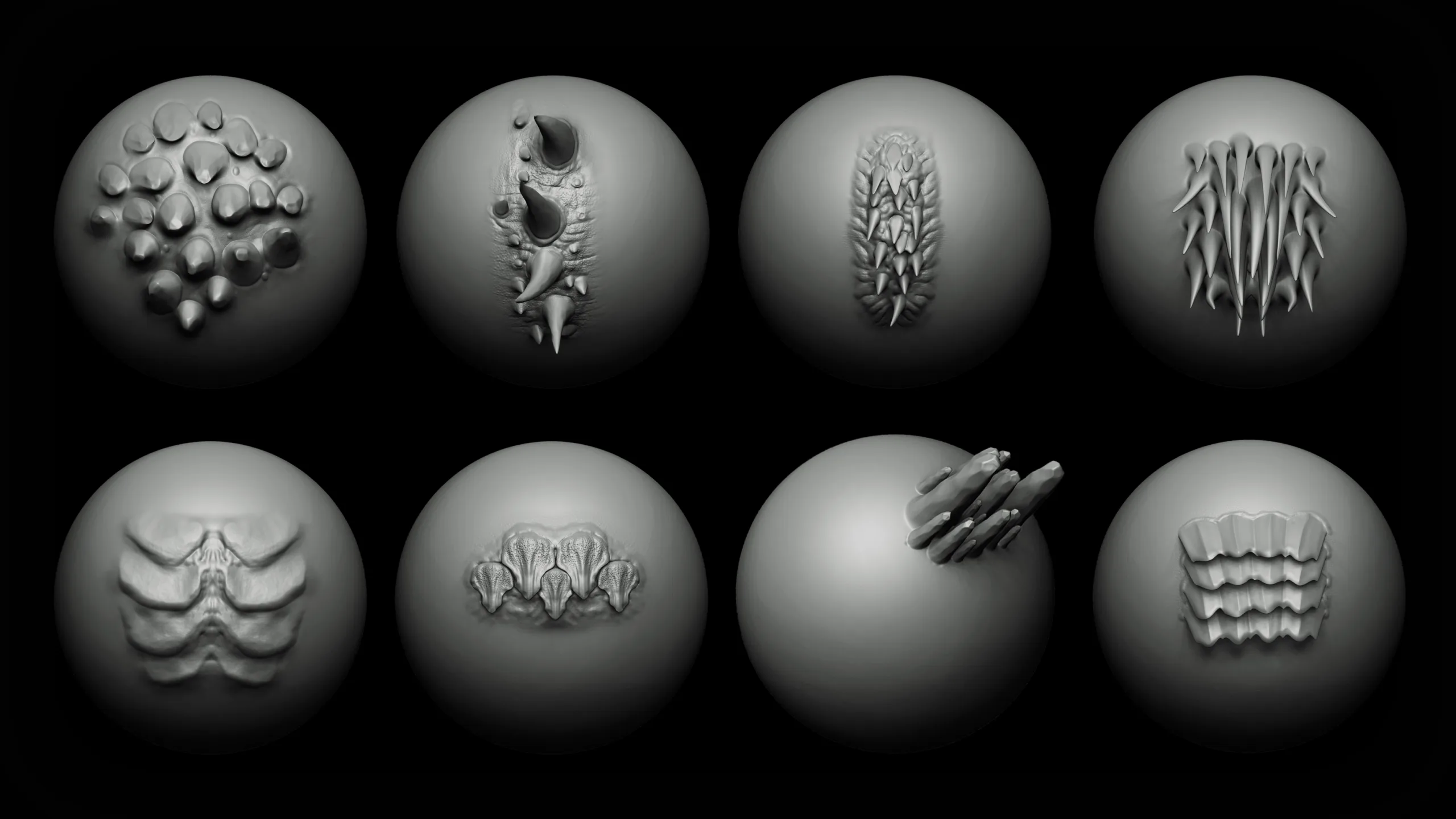 ZBrush + Blender - Dragon VDM Brush - FlippedNormals