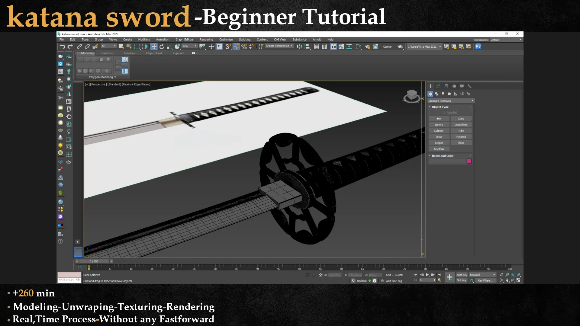 Katana Sword-Beginner Tutorial - FlippedNormals