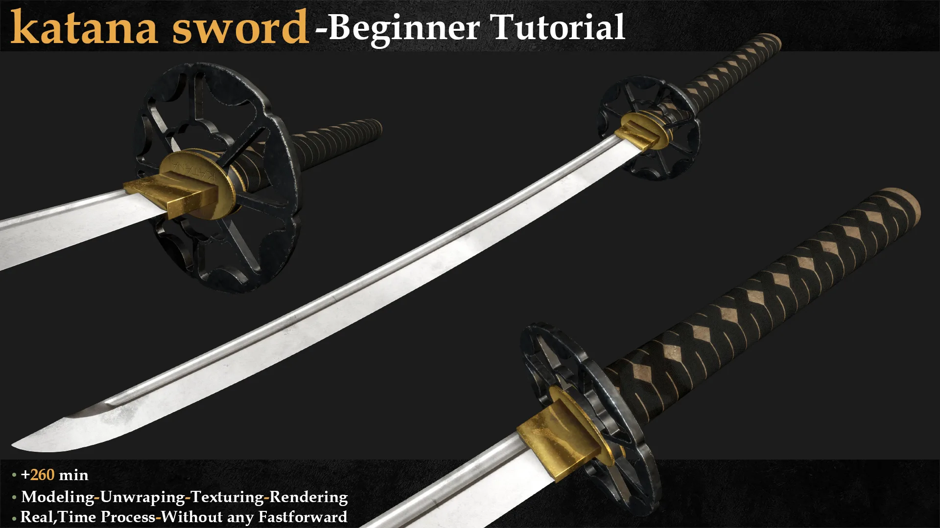 Katana Sword-Beginner Tutorial - FlippedNormals