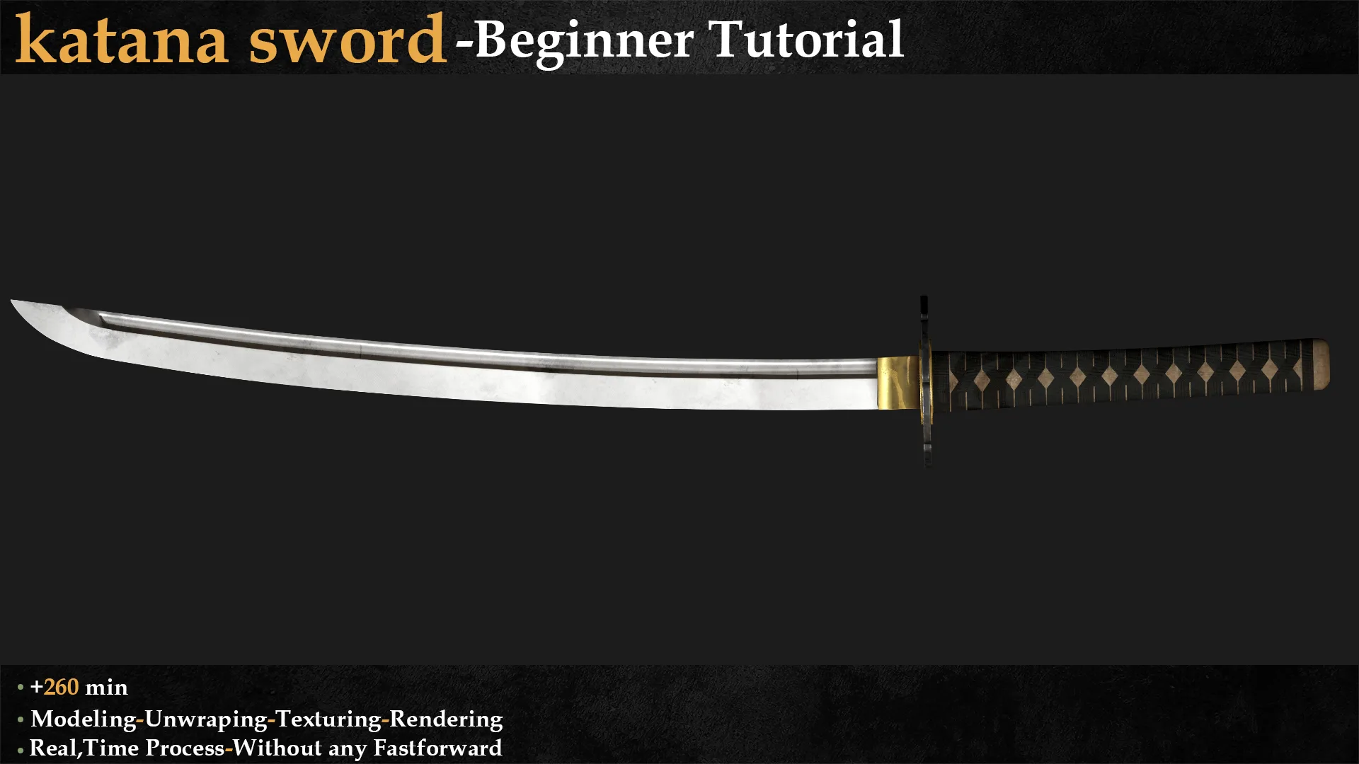 Katana Sword-Beginner Tutorial - FlippedNormals