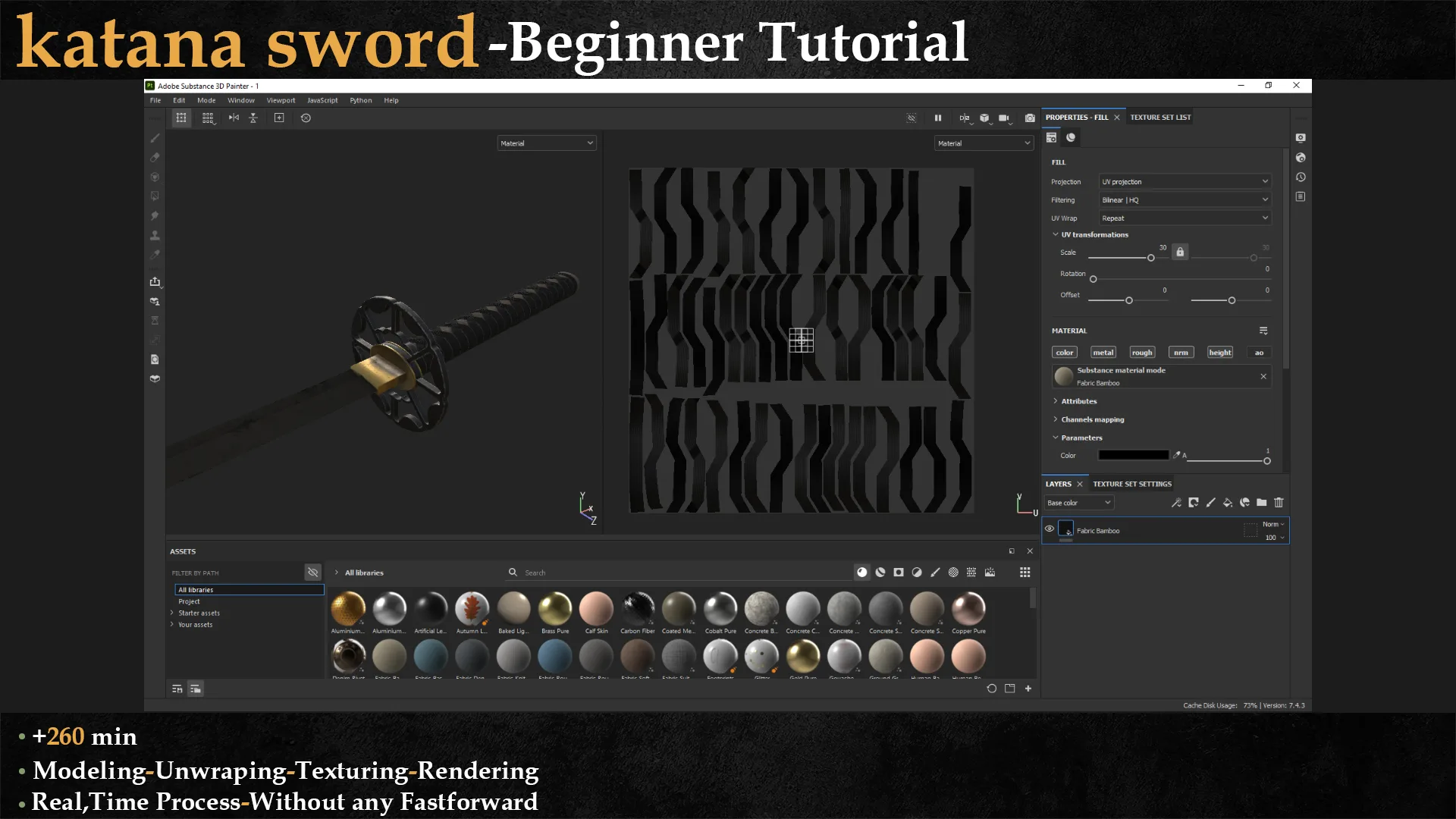 Katana Sword-Beginner Tutorial - FlippedNormals