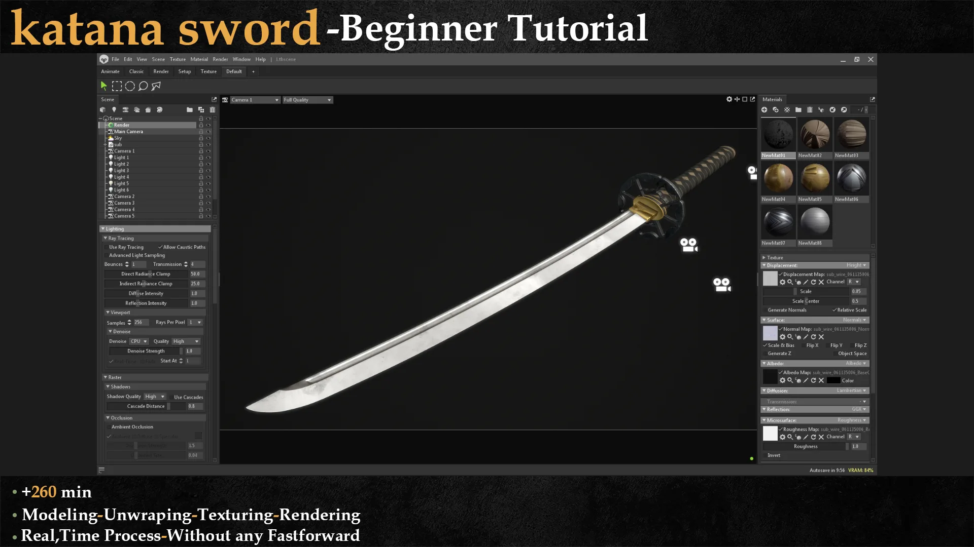 Katana Sword-Beginner Tutorial - FlippedNormals