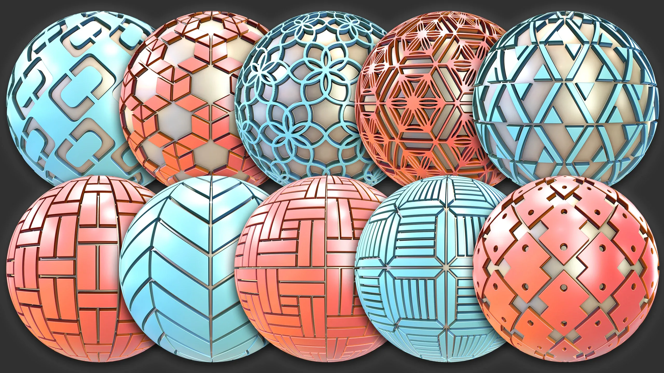 50 Seamless Pattern + Alpha (4K) - FlippedNormals
