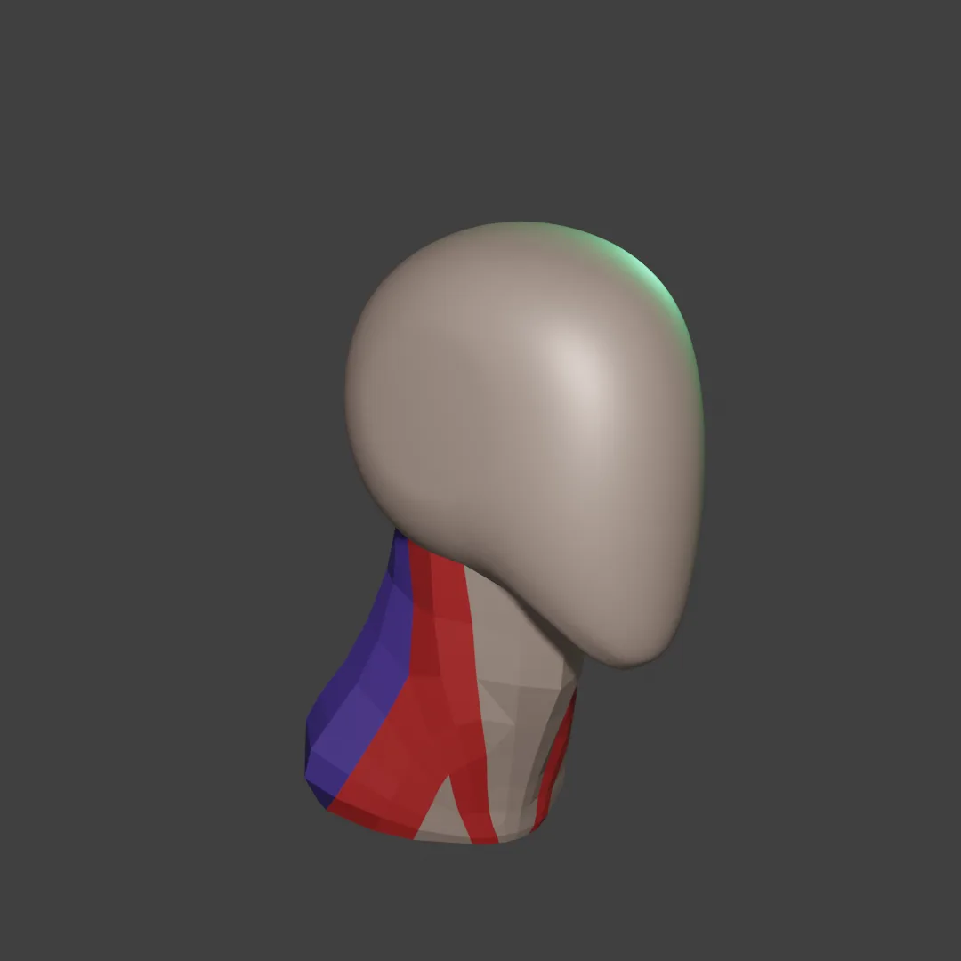 Neck Anatomy - simple 3D - FlippedNormals