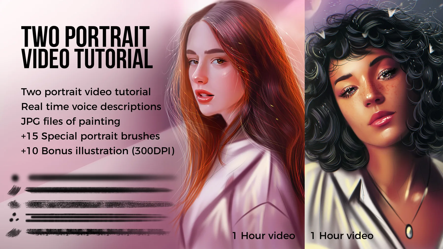 Two - Portrait video tutorial bundle - FlippedNormals