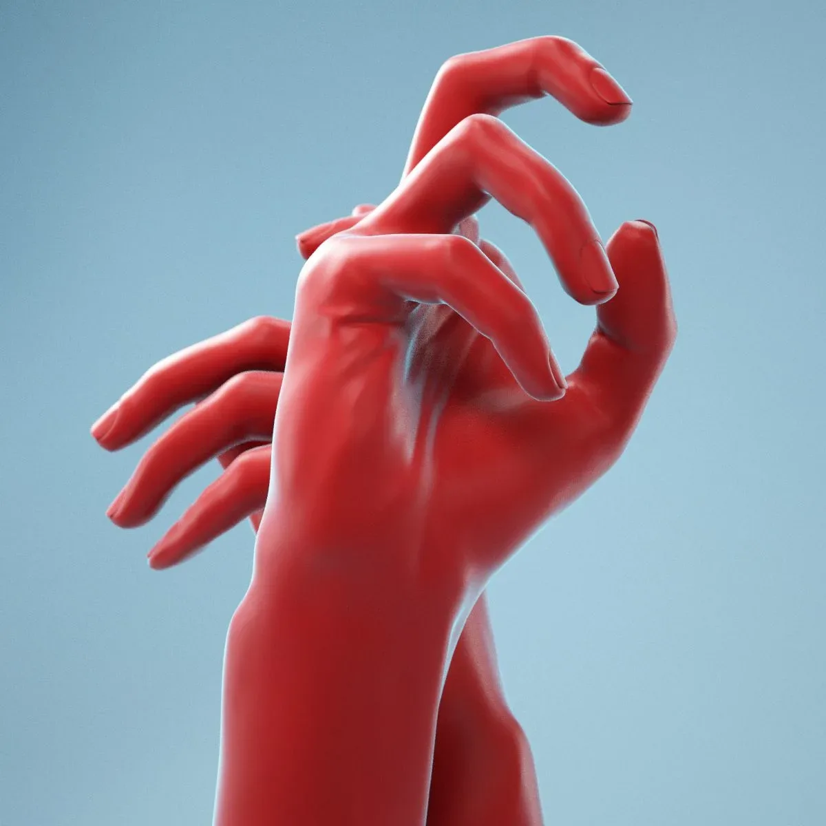 Hooked Realistic Hands - FlippedNormals