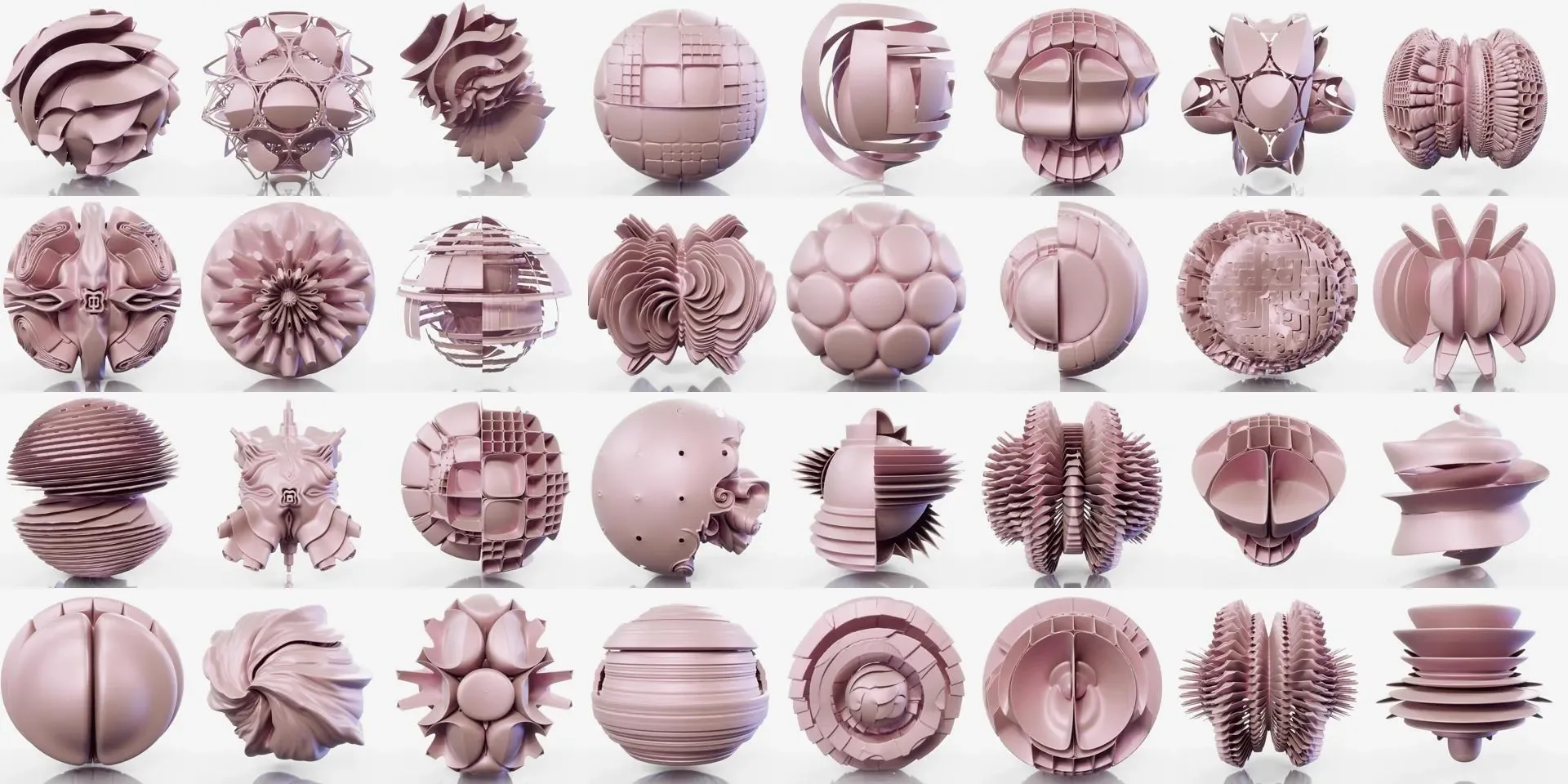 32 Abstract Mathematical Shapes - FlippedNormals