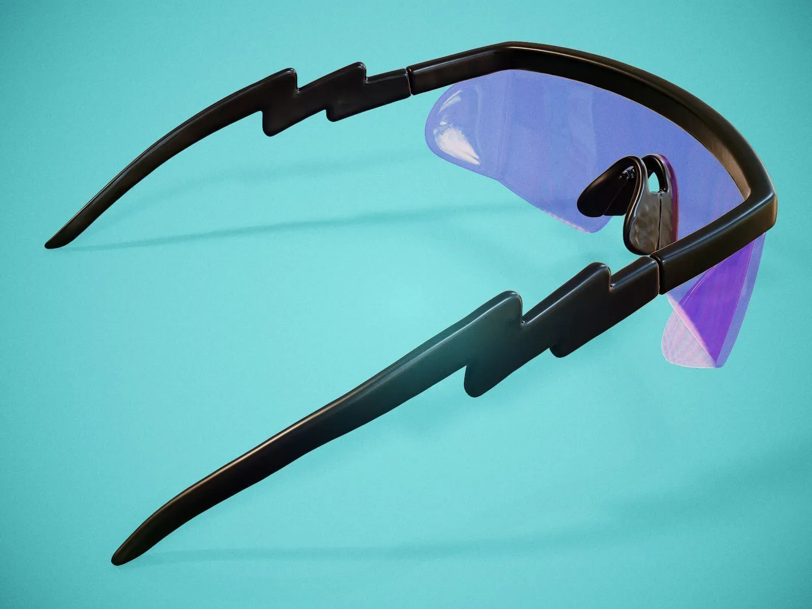 3D Flashy Glasses Model - FlippedNormals