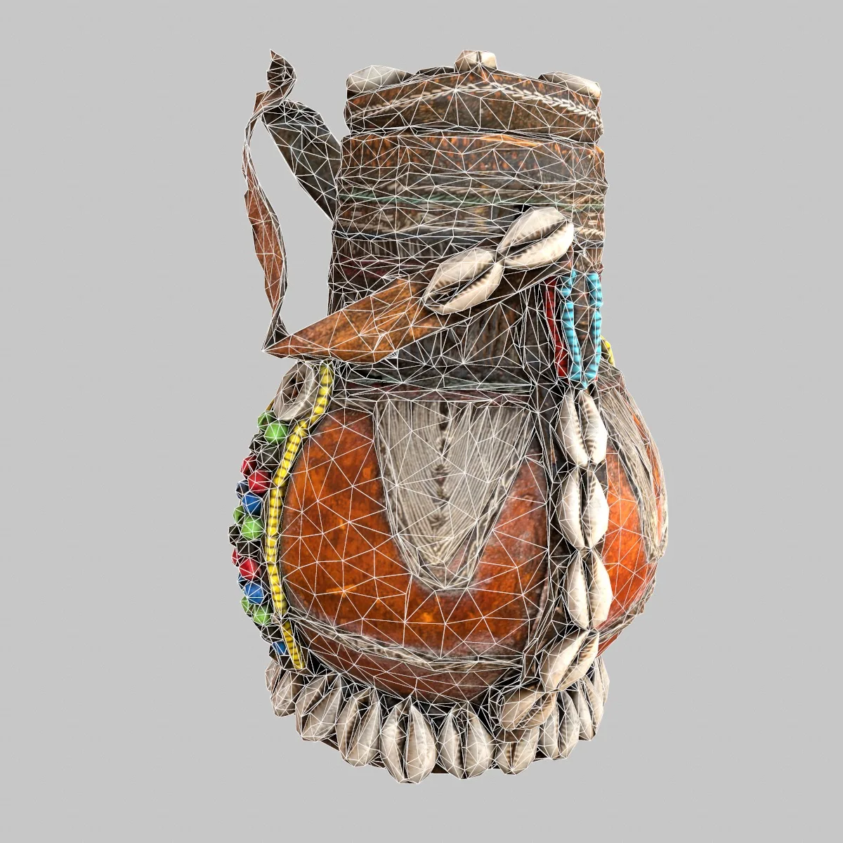 3D Scanned African Calabash Drinking - FlippedNormals