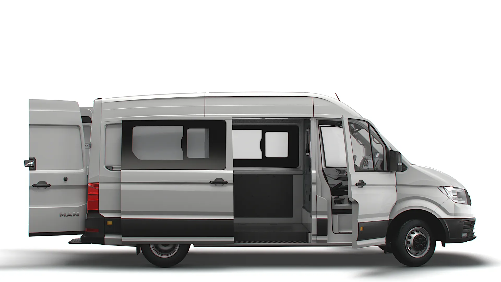 MAN TGE Combi L2H2 HQ Interior - FlippedNormals