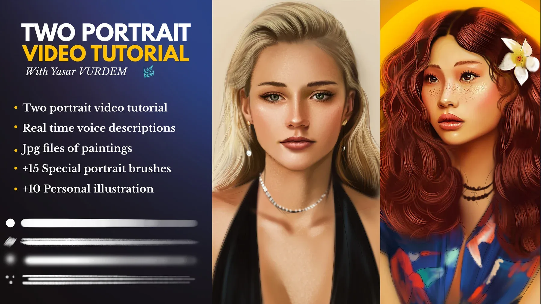 Two - Portrait video tutorial bundle - FlippedNormals