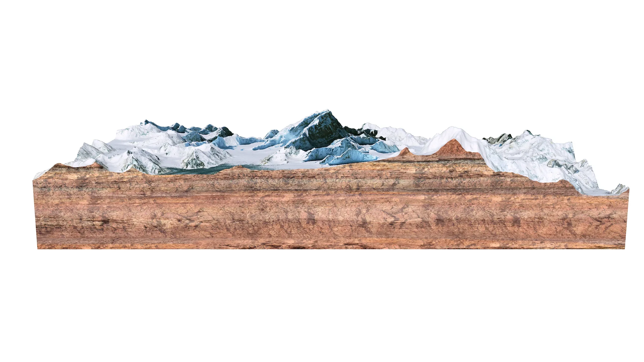 Saltoro Kangri Mountain Pakistan - FlippedNormals