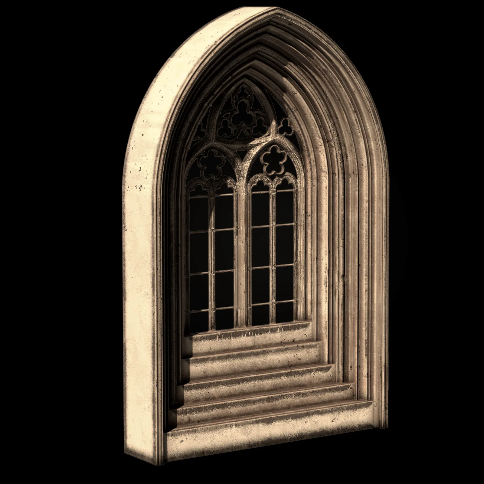 05 Medieval Windows textured Pack - FlippedNormals