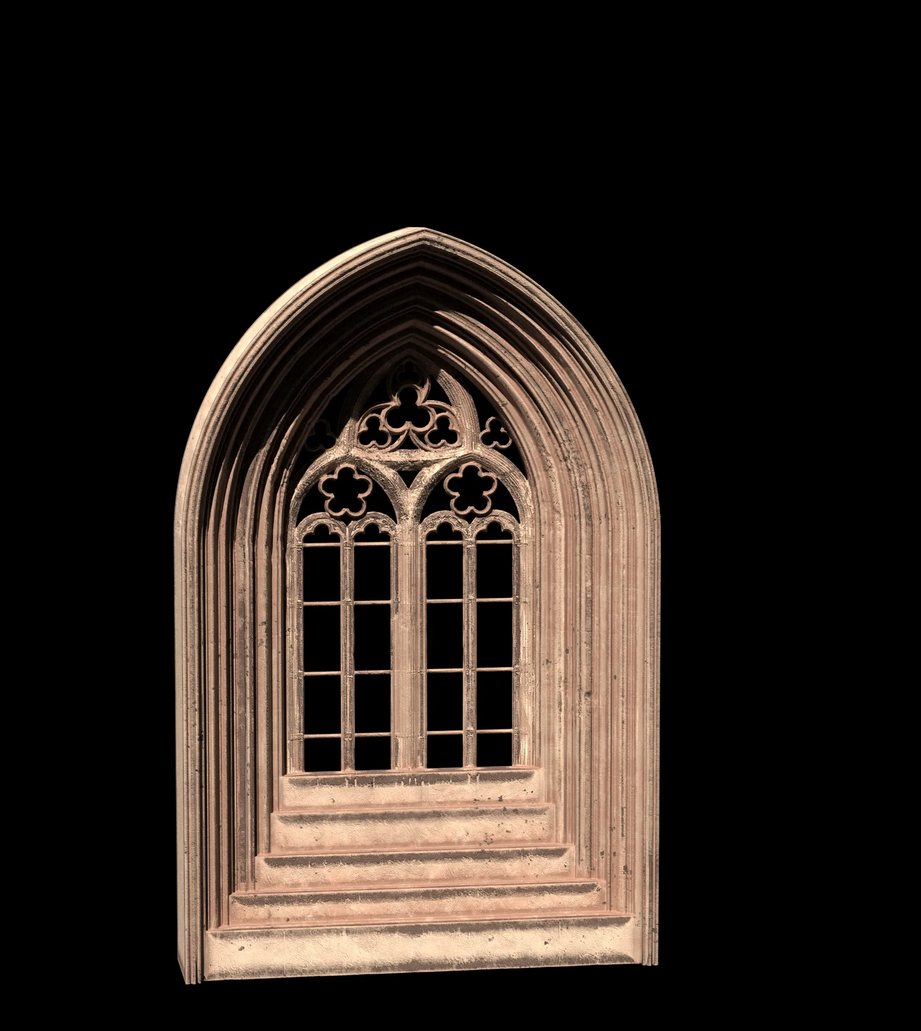 05 Medieval Windows textured Pack - FlippedNormals