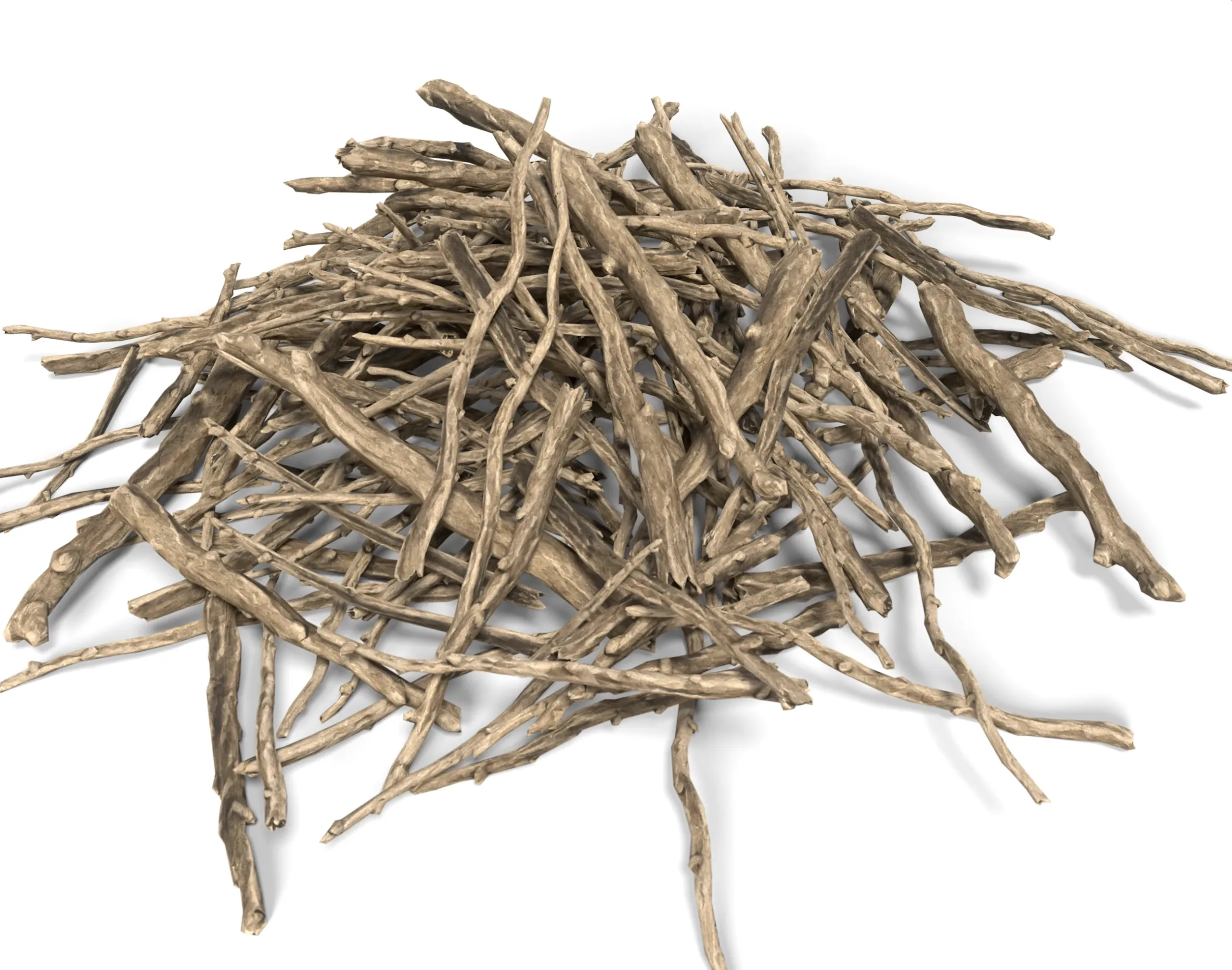 Low poly Sticks 230511 - FlippedNormals