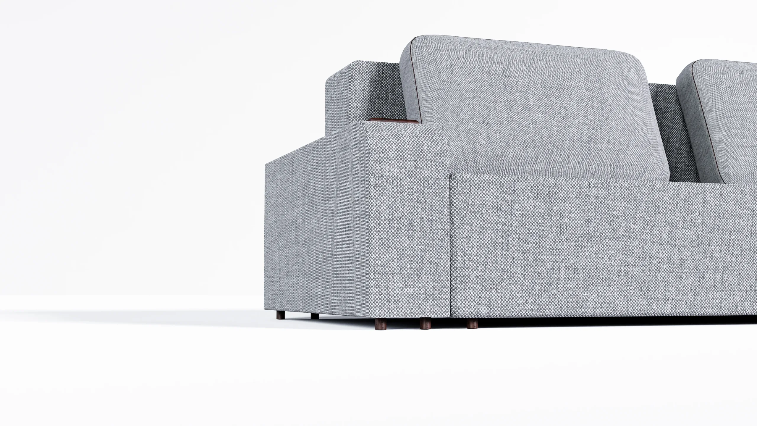 Sofa in grey color - FlippedNormals