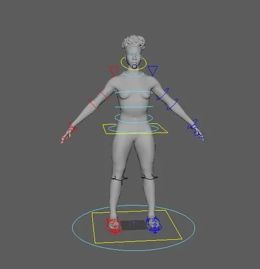 Female Scan - Tiana RIGGED - FlippedNormals