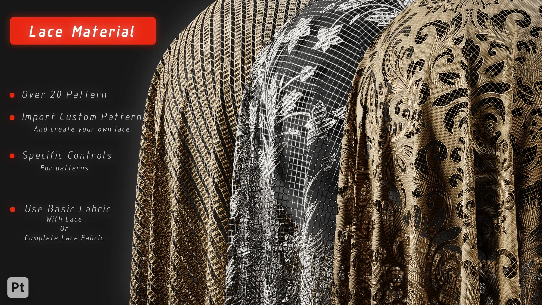 Dynamic Fabric Material Generator - FlippedNormals