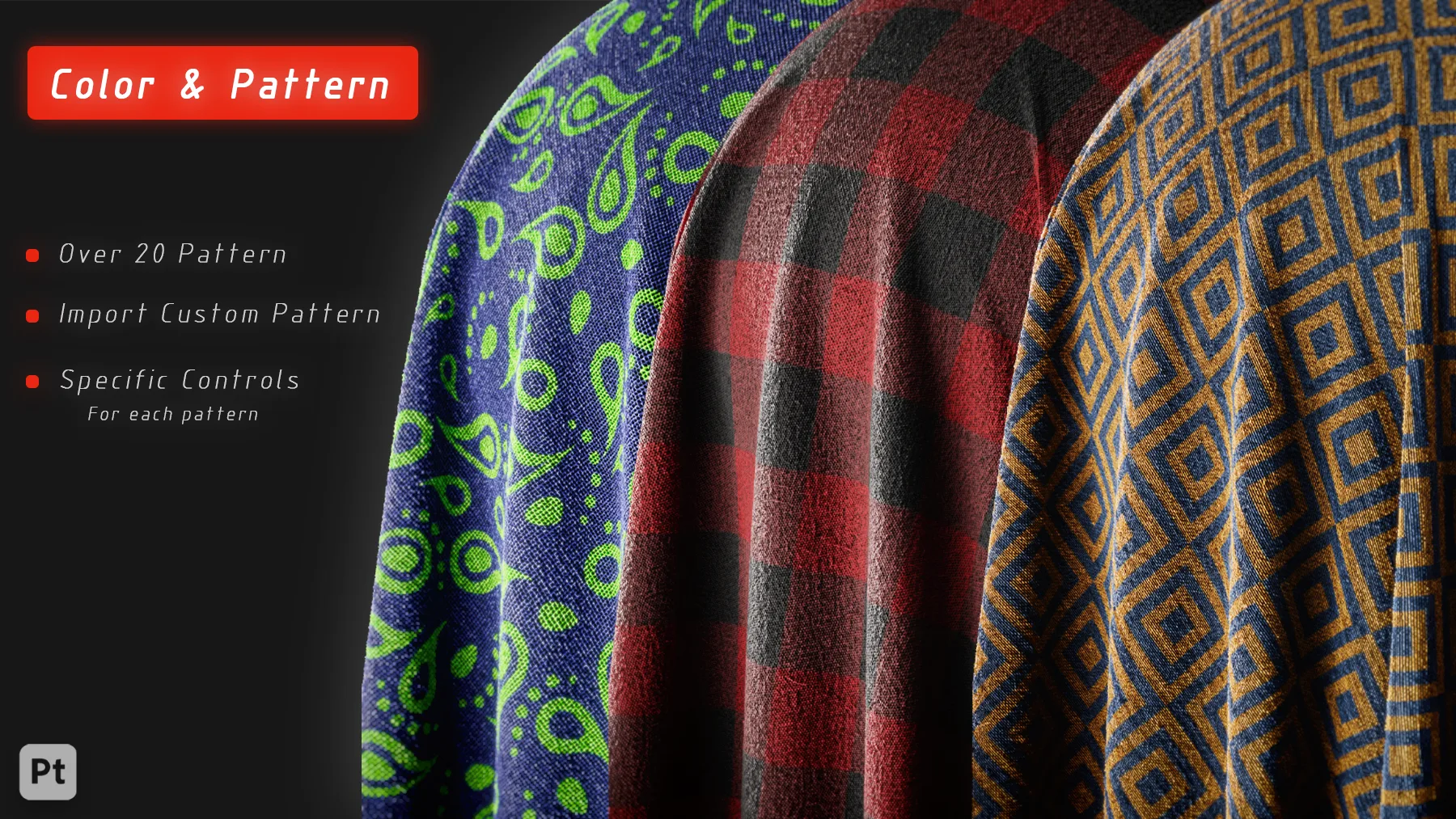 Dynamic Fabric Material Generator - FlippedNormals