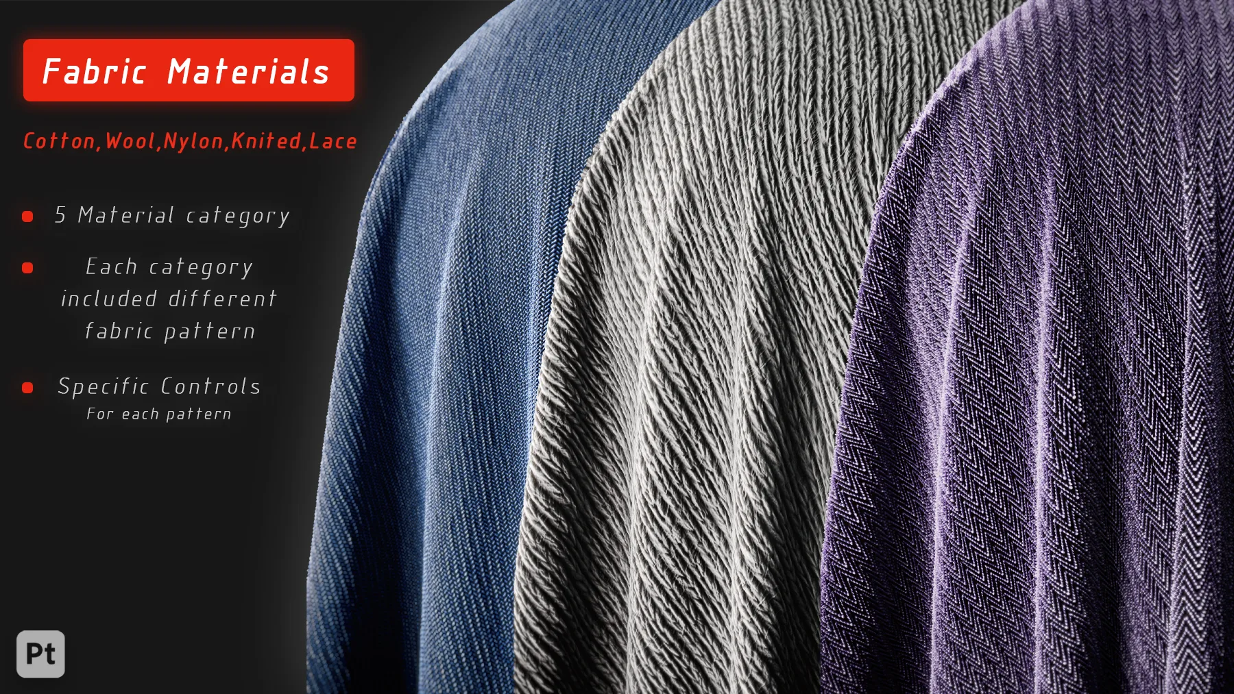 Dynamic Fabric Material Generator - FlippedNormals