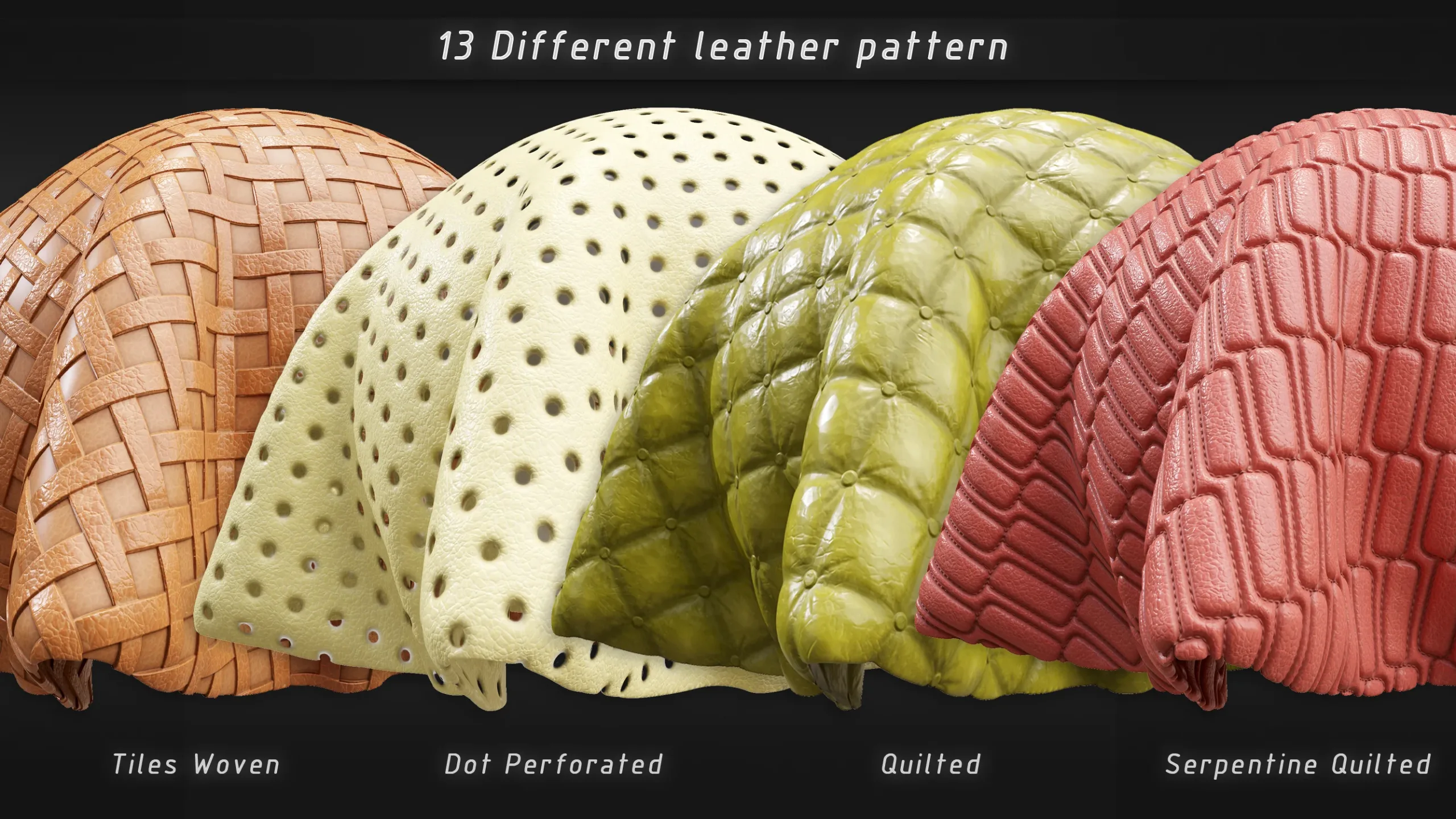 Dynamic Leather Material (SBSAR) - FlippedNormals