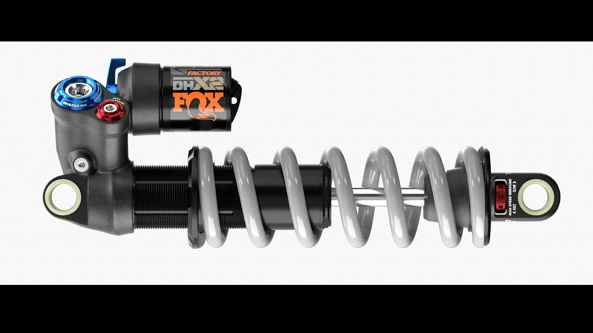 FOX DHX2 shock in silver - FlippedNormals