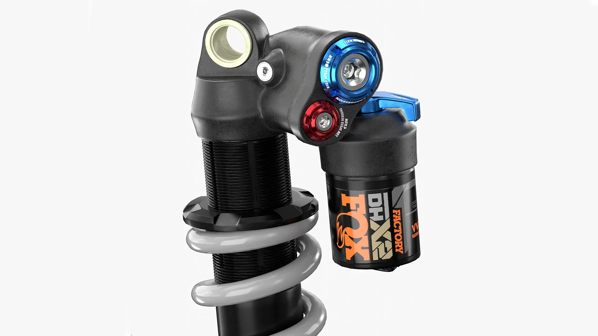 FOX DHX2 shock in silver - FlippedNormals