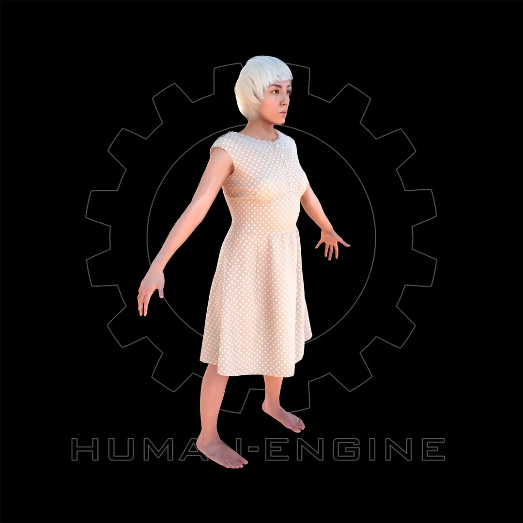 Female Scan - Cathy - FlippedNormals