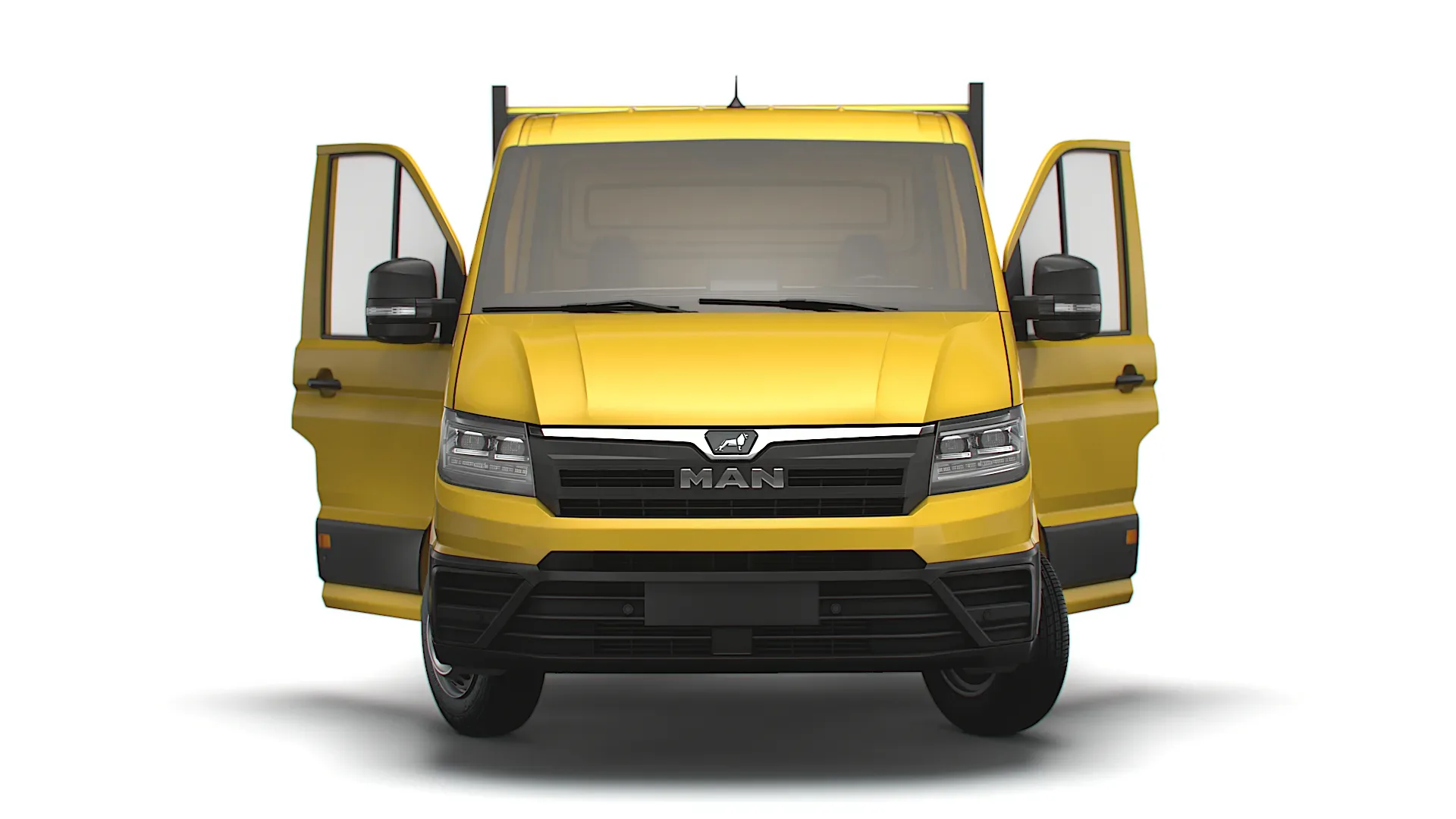 MAN TGE Single Cab Tipper HQ Interior - FlippedNormals