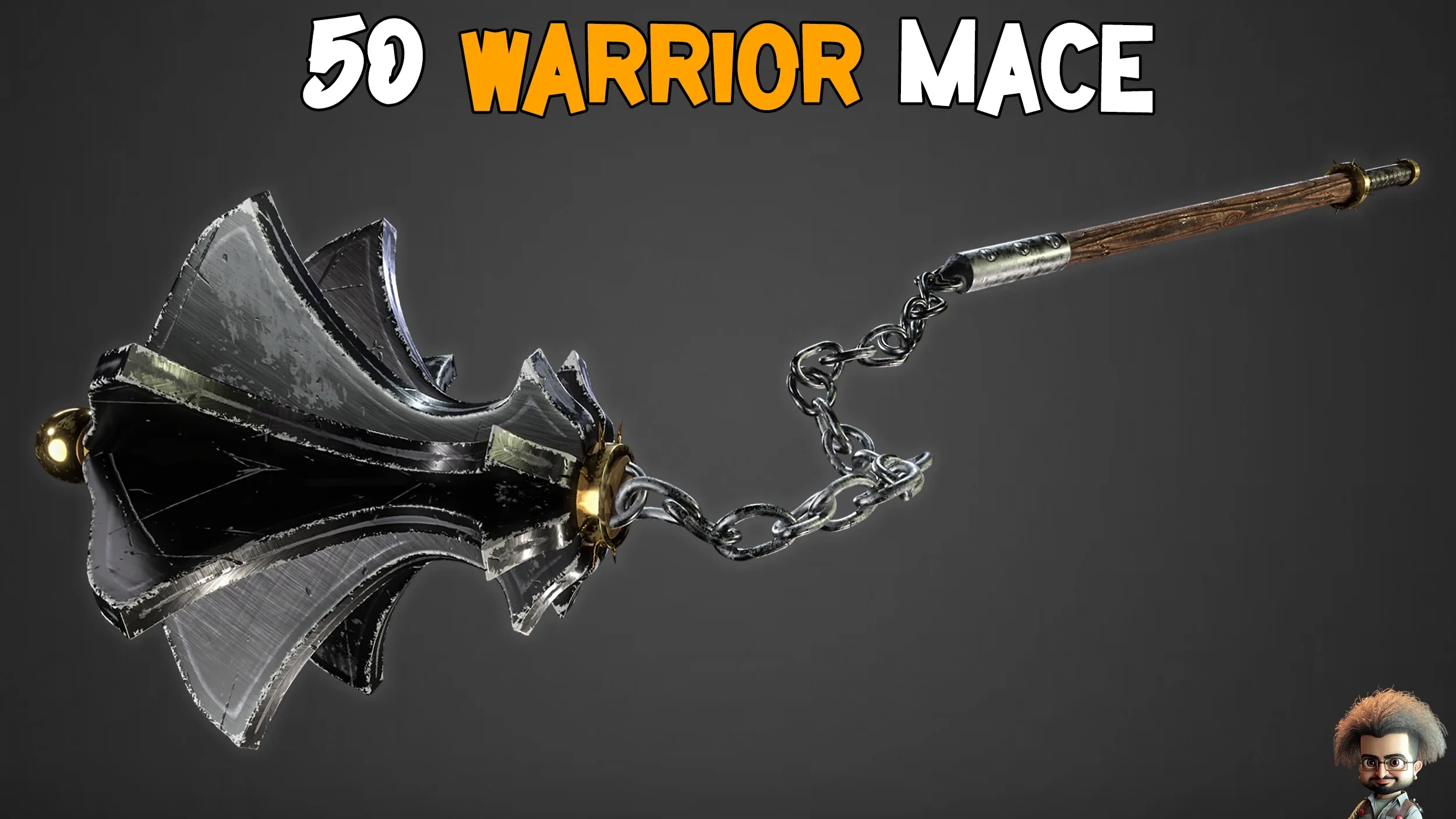 50 Warrior Mace Base Mesh - VOL - FlippedNormals