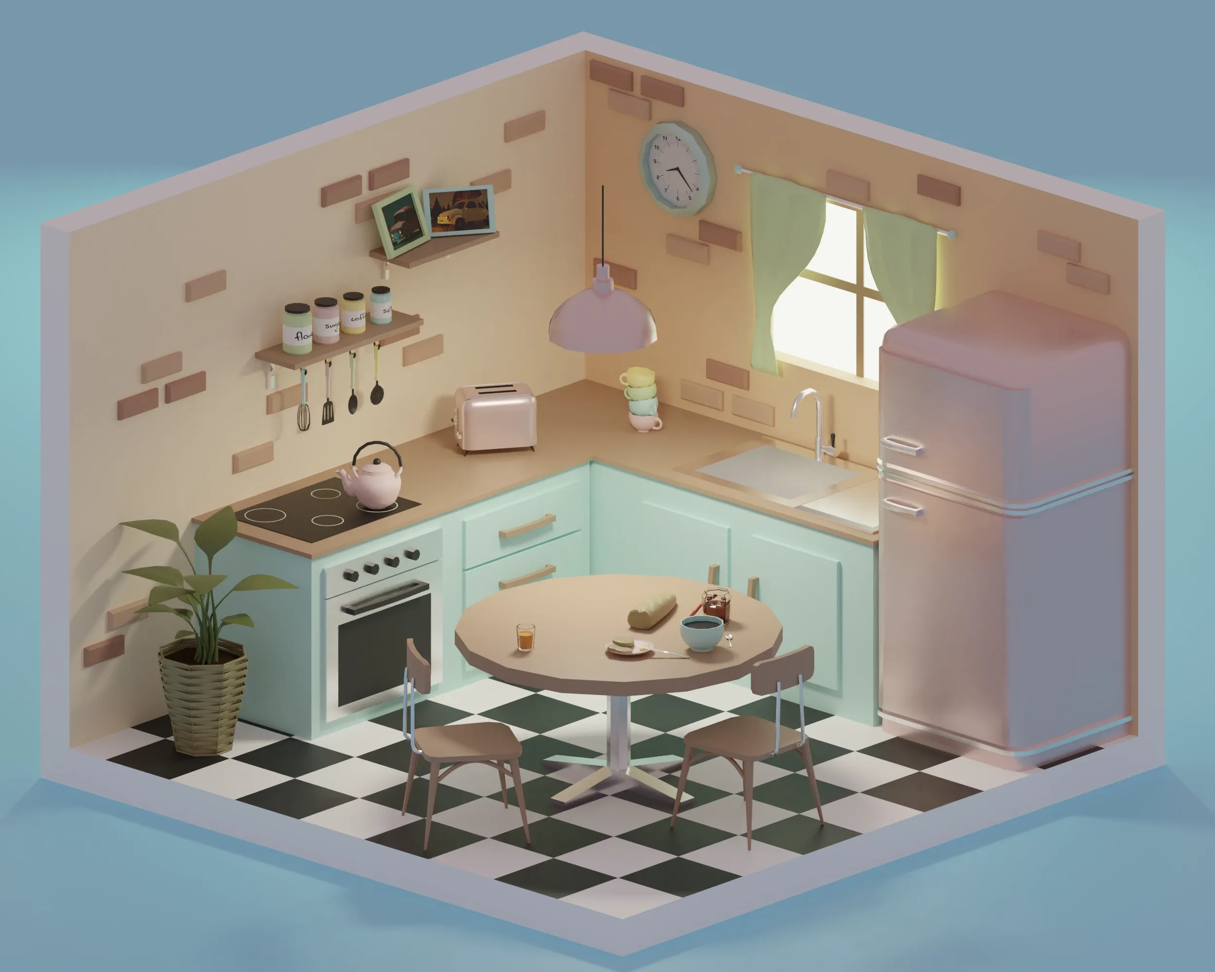 Kitchen - FlippedNormals