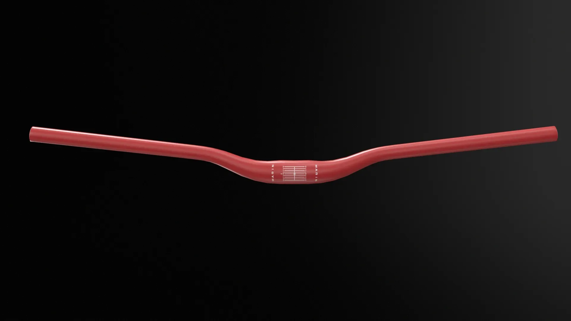 MTB handlebars in black and red - FlippedNormals
