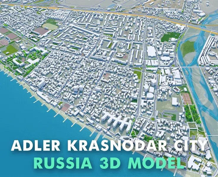 Adler city Krasnodar Krai Russia - FlippedNormals