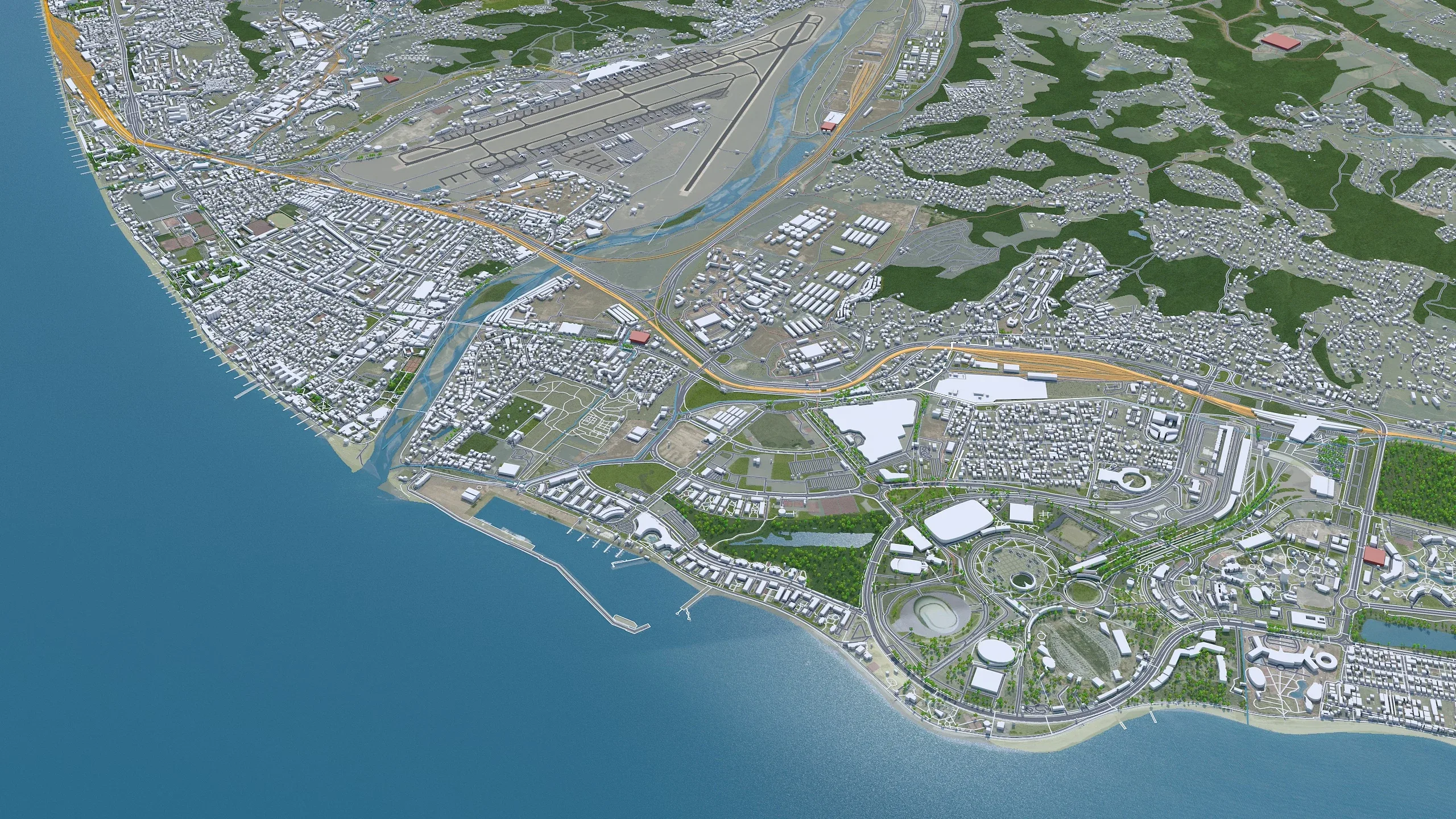 Adler city Krasnodar Krai Russia - FlippedNormals