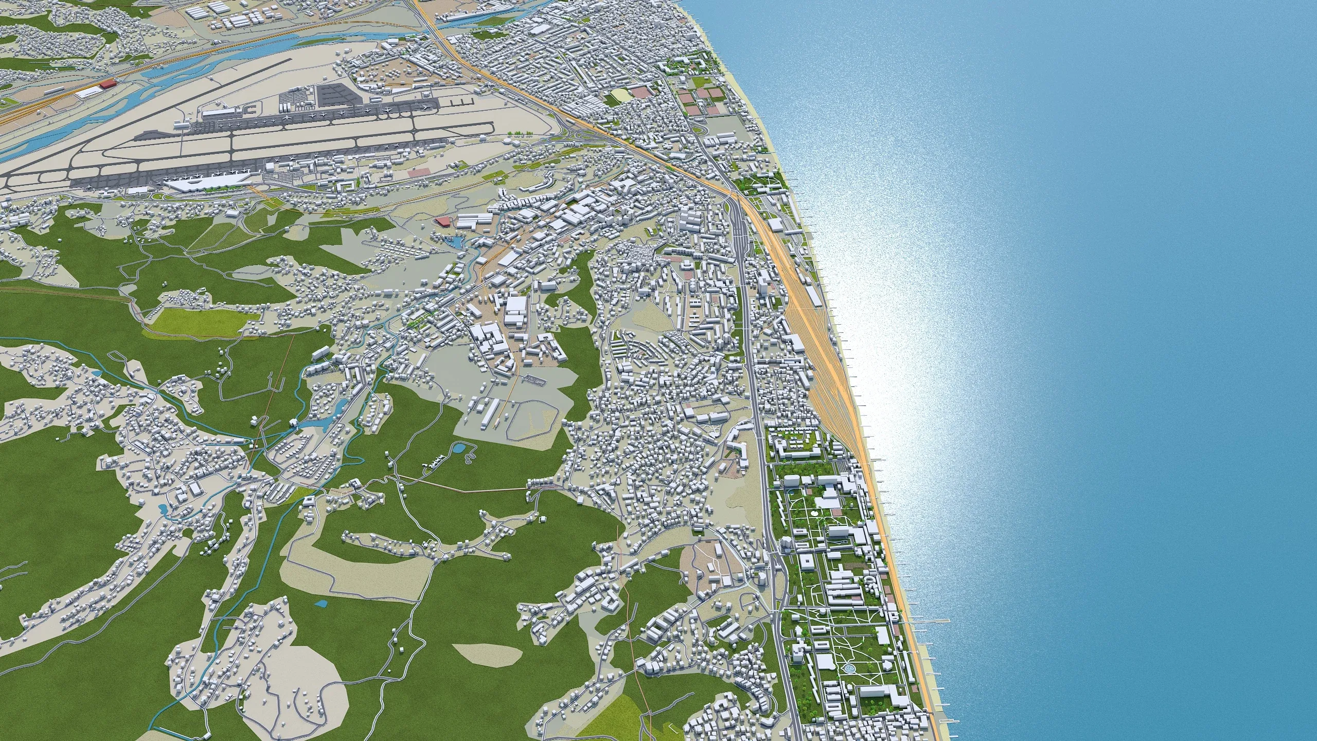 Adler city Krasnodar Krai Russia - FlippedNormals