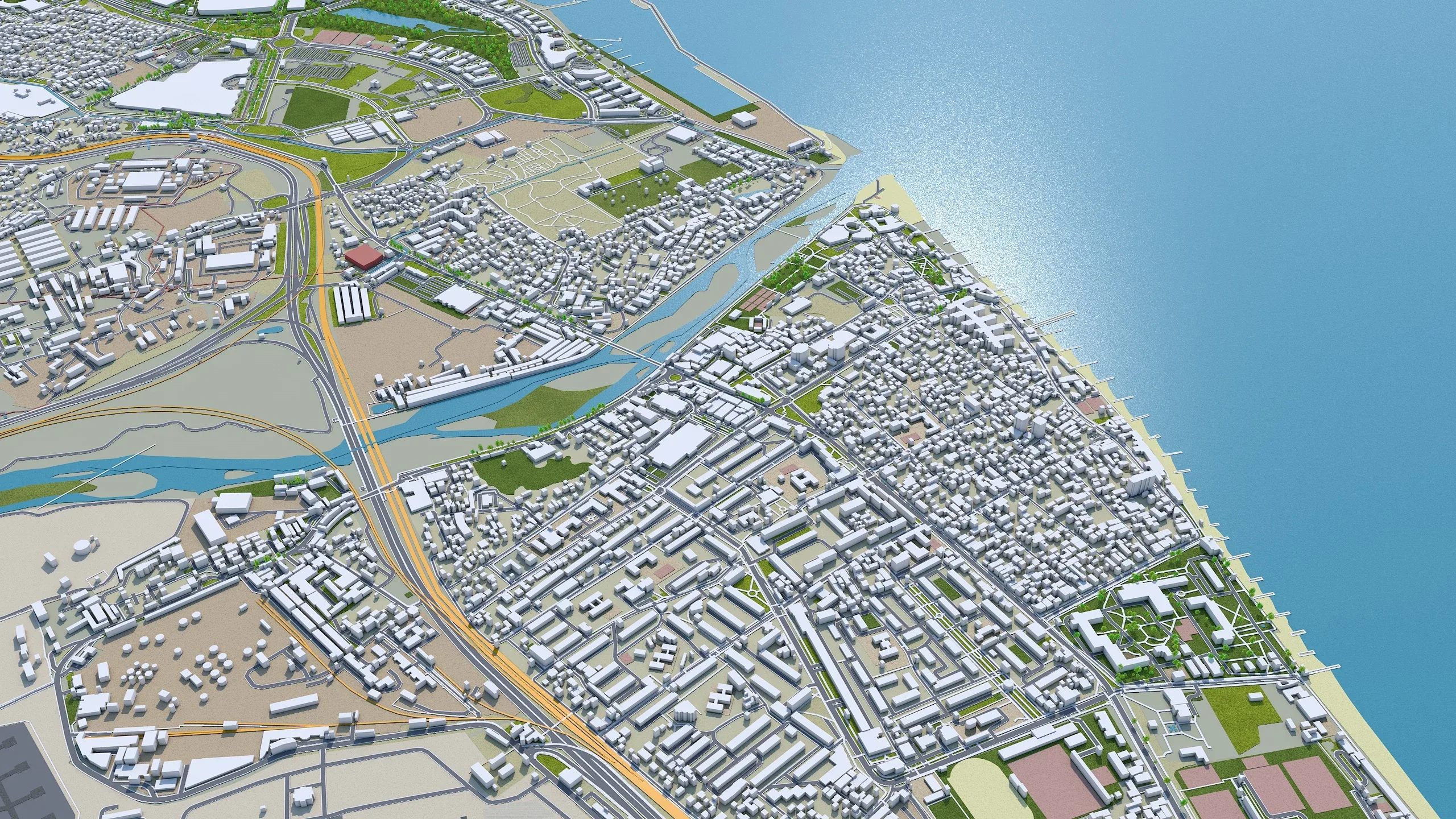 Adler city Krasnodar Krai Russia - FlippedNormals